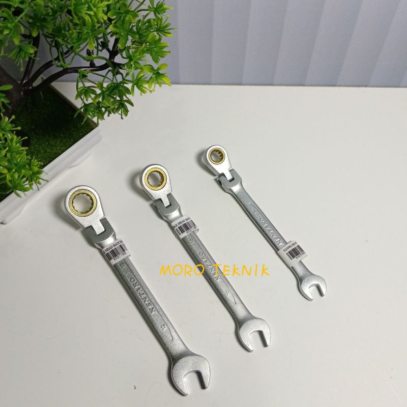 Jual KUNCI RING PAS RACHET FLEXIBLE HEAVY DUTY 8mm , 10mm , 12mm | Shopee Indonesia