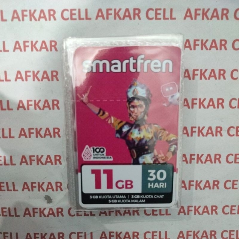 Jual VOCER SMARTFREN 11GB 30HARI jateng | Shopee Indonesia