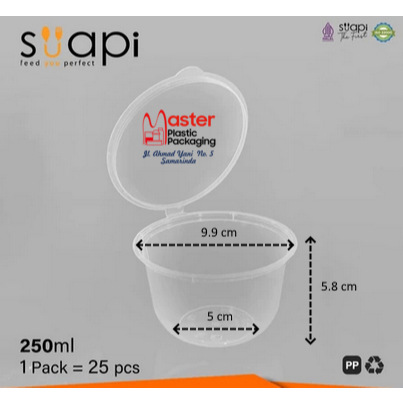 Jual Thinwall Bowl 250 ml Suapi - 25 Pcs | Shopee Indonesia