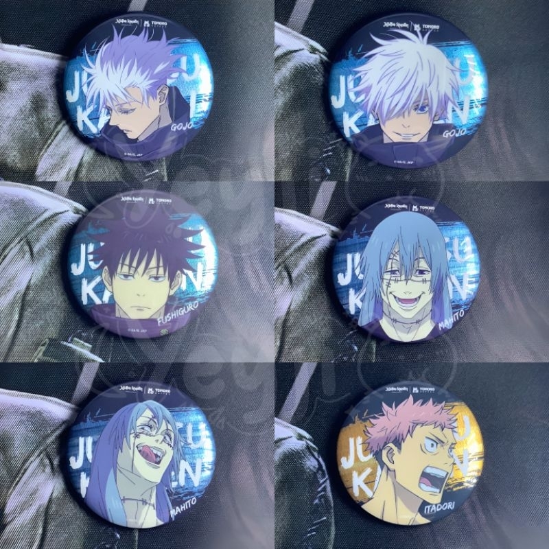 Jual [READY] Jujutsu Kaisen x Tomoro Pin Badge Gojo, Megumi Fushiguro ...