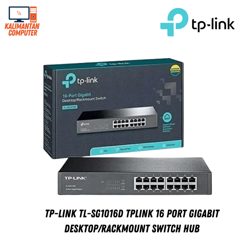 Jual TP-LINK TL-SG1016D TPLINK 16 Port Gigabit Desktop/Rackmount Switch ...