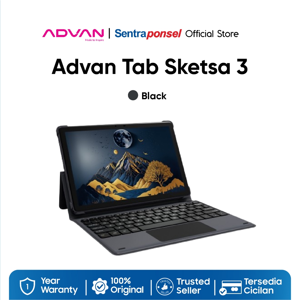 Jual Advan Tab Sketsa 3 Layar 10.1” HD IPS RAM 6GB/128GB 8GB/128GB ...