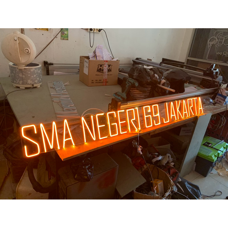 Jual NEON FLEX COSTUM NAMA ( UKURAN SMALL ) | Shopee Indonesia