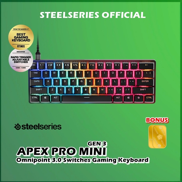 Jual Steelseries Apex Pro Mini Gen 3 Omnipoint 3.0 Switches Gaming ...