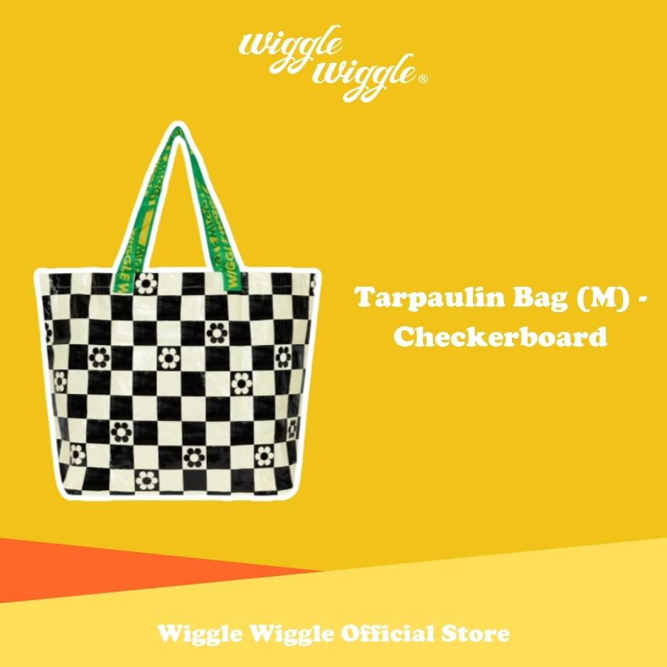Jual Wiggle Wiggle Tarpaulin Bag - Checkerboard Tas Belanja Serbaguna ...