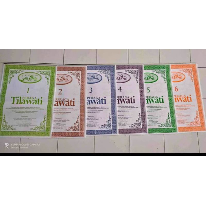 Jual Peraga Tilawati 123456 & peraga paud | Shopee Indonesia