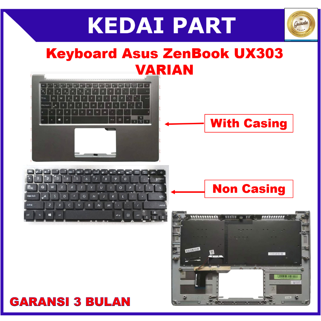 Jual Keyboard Asus ZenBook UX303 UX302 UX303 UX303 UX303l UX303la ...
