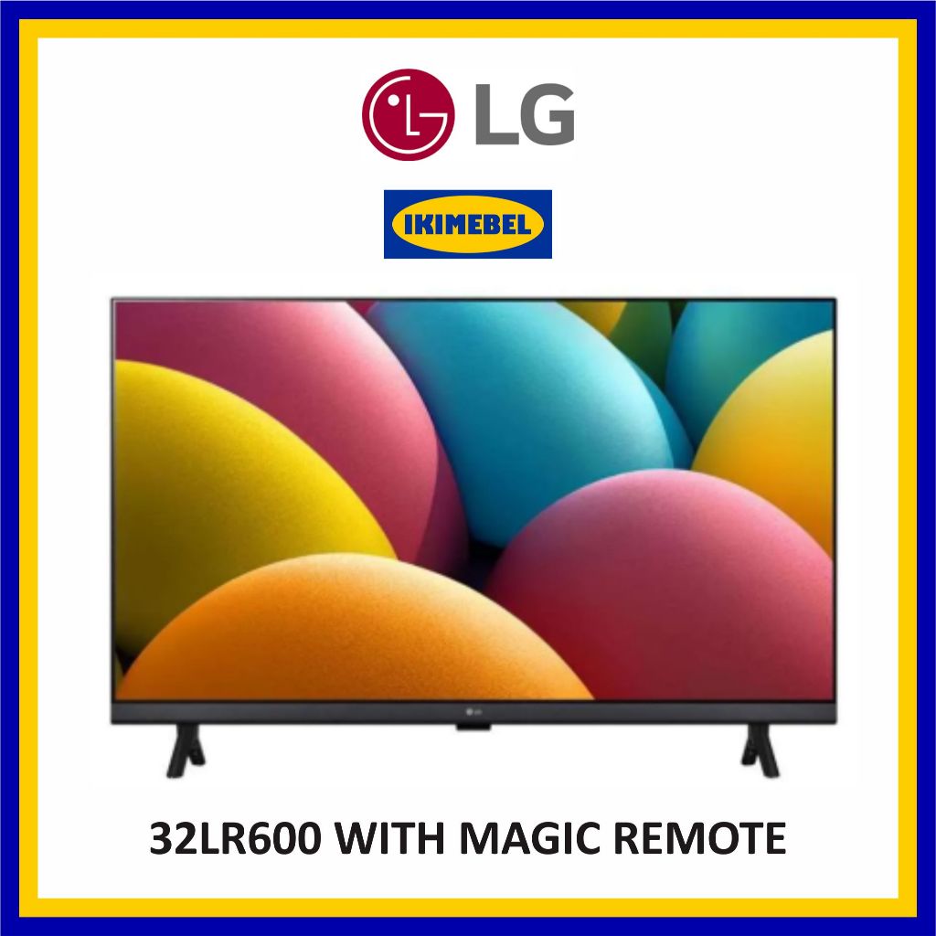 Jual TV LED LG 32LR600 / 32LR600BPSB HD SMART TV w/ α5 AI Processor ...
