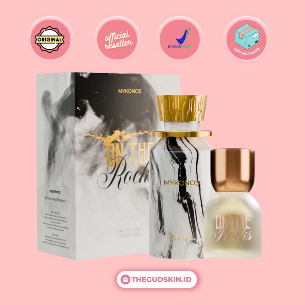Jual Mykonos On The Rocks 15 ML / 100 ML For Unisex Extrait De Parfum ...