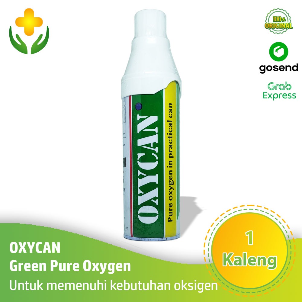 Jual Oxycan Green 1 Kaleng Oksigen Kaleng Untuk Asma Sesak Nafas | Shopee Indonesia
