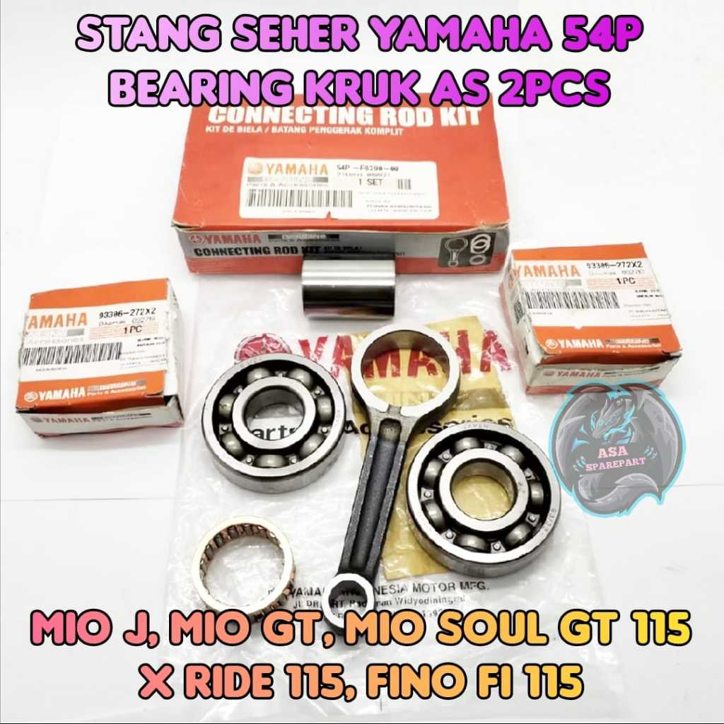 Jual STANG SEHER 54p + BEARING 2pcs ASLI ORIGINAL motor YAMAHA MIO J , MIO GT , FINO fi 115 ...