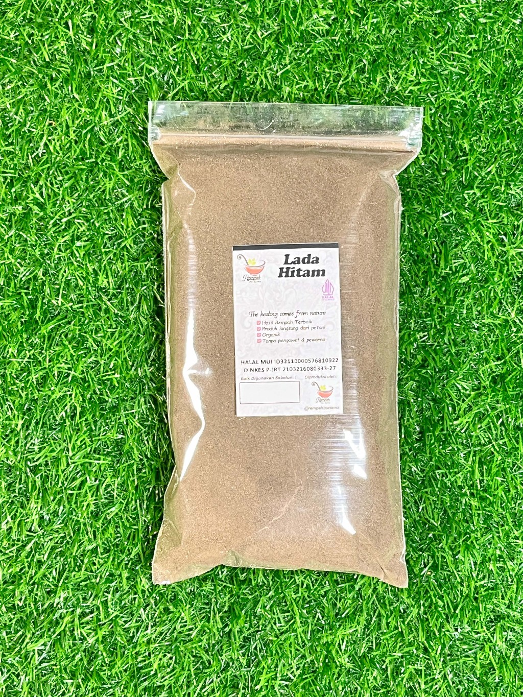 Jual Lada Hitam Bubuk Murni / Merica Hitam Original / Blackpepper ...