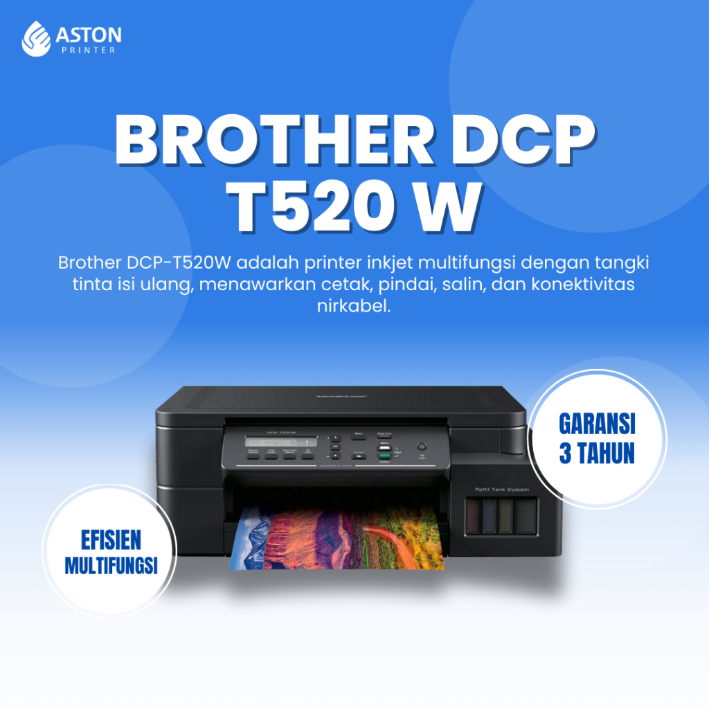 Jual Printer Brother DCP-T520W - Printer All-in-One Wireless | Shopee ...
