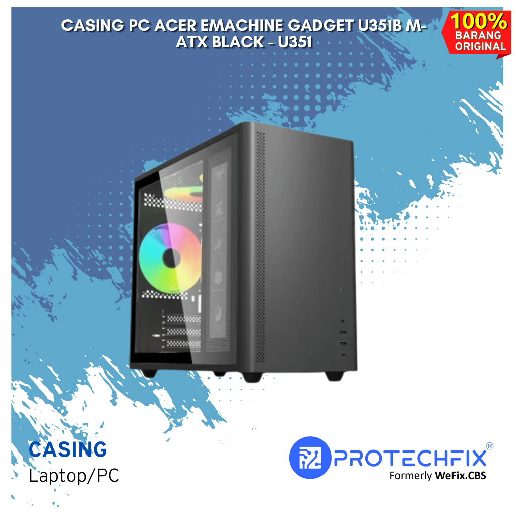 Jual Casing PC Acer Emachine Gadget U351B m-Atx Black - U351 | Shopee ...