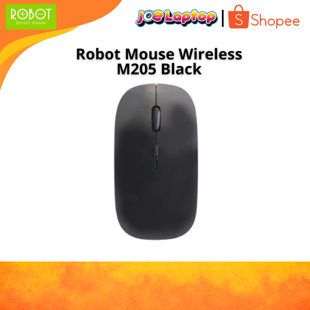 Jual Robot Mouse Wireless M205 Black | Shopee Indonesia