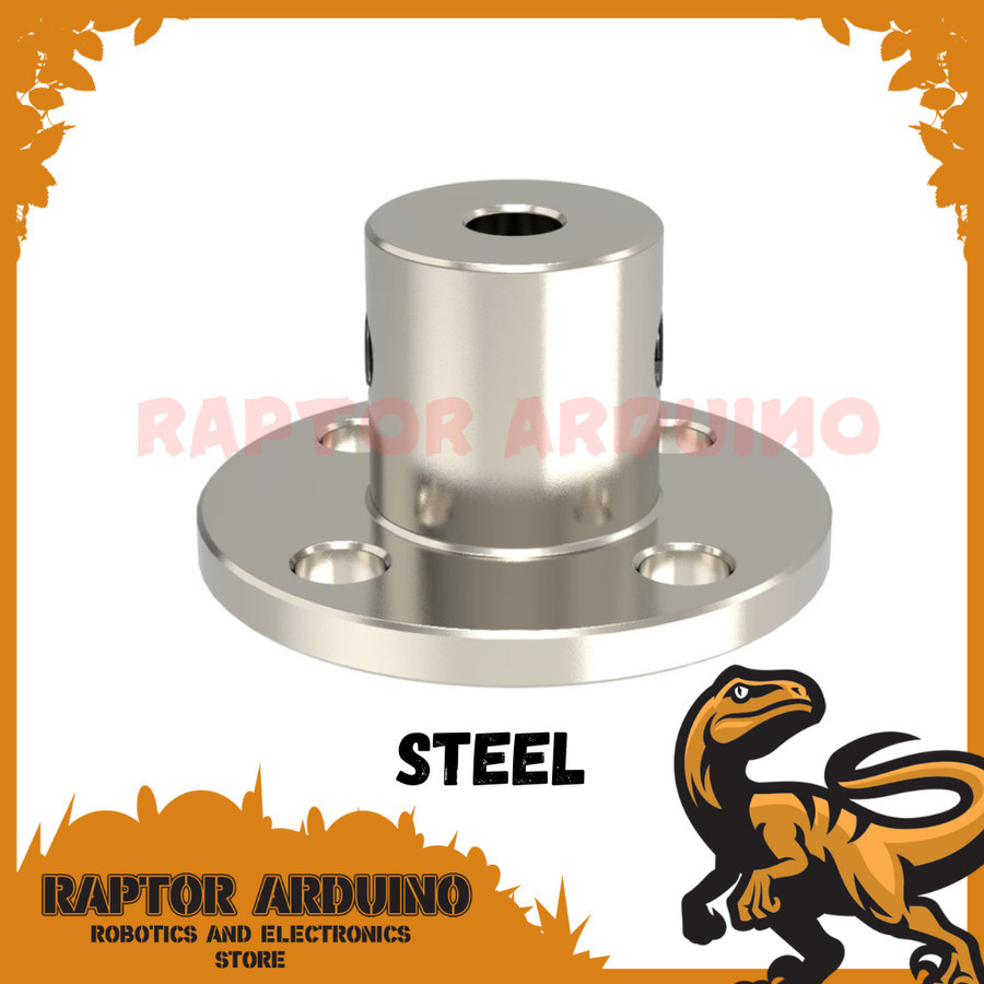 Jual Flange Coupling 10mm Stainless Steel Motor DC Coupling Hub ...