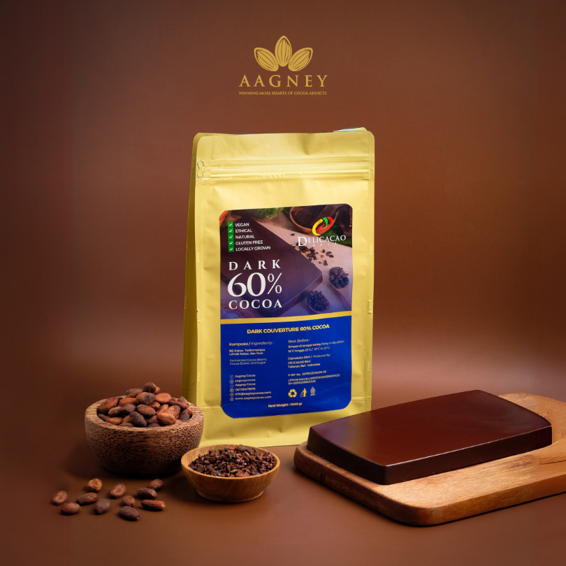 Jual Couverture Dark 60% Cocoa 1 kg - Aagney Cocoa | Shopee Indonesia