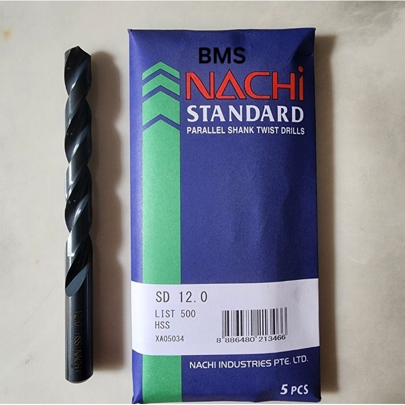 Jual NACHI 12.0 MM MATA BOR BESI HSS | Shopee Indonesia