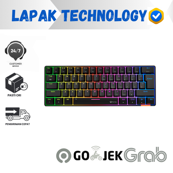 Jual Meetion Mechanical Gaming Keyboard Bluetooth 60 Hestia MK005BT ...