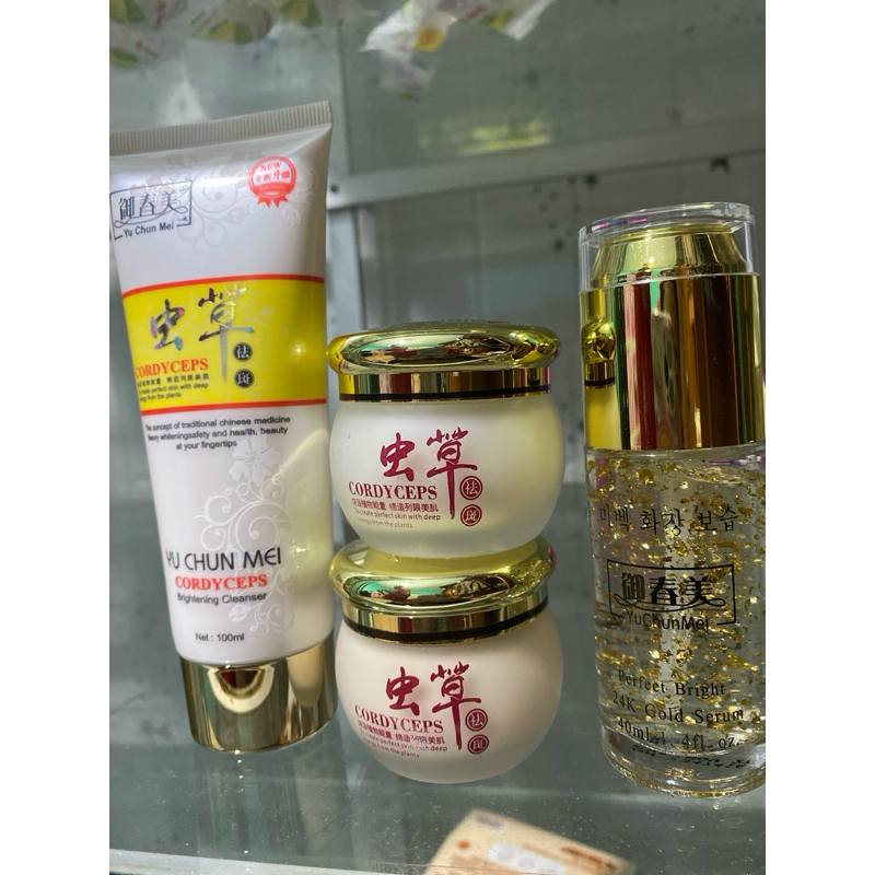 Jual yu chun mei cordyceps 4cps.bpom.krim siangmalam.cleanser tube ...