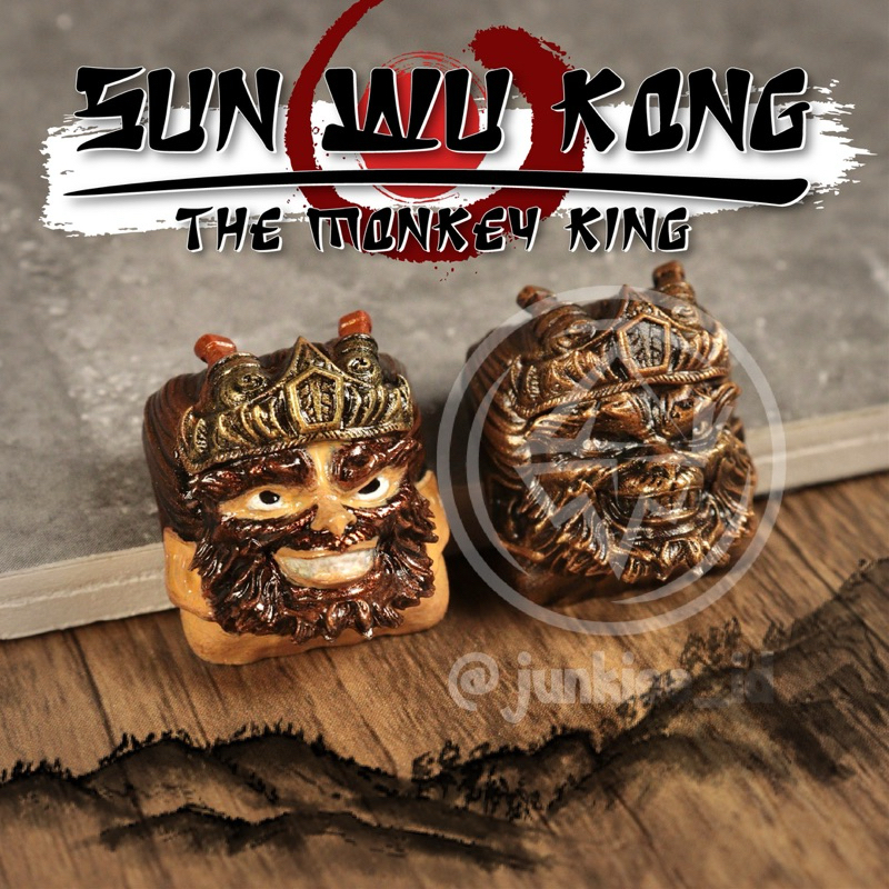 Jual Monkey king artisan keycaps sun wu kong keycaps wukong the great ...