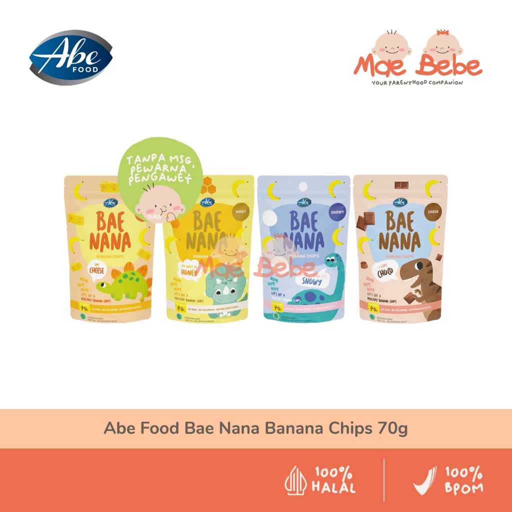 Jual Abe Food Bae Nana Baenana Banana Chips Snack Keripik Pisang ...