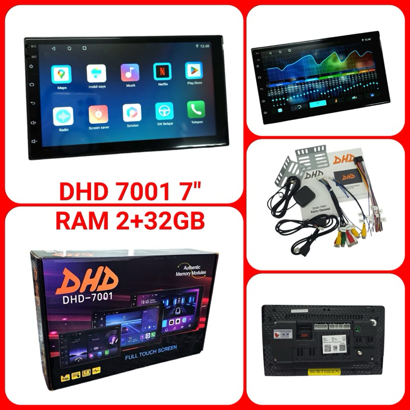 Jual HEAD UNIT DOUBLE DIN ANDROID DHD-7001 7” INCH MIRRORLINK UNIVERSAL ...