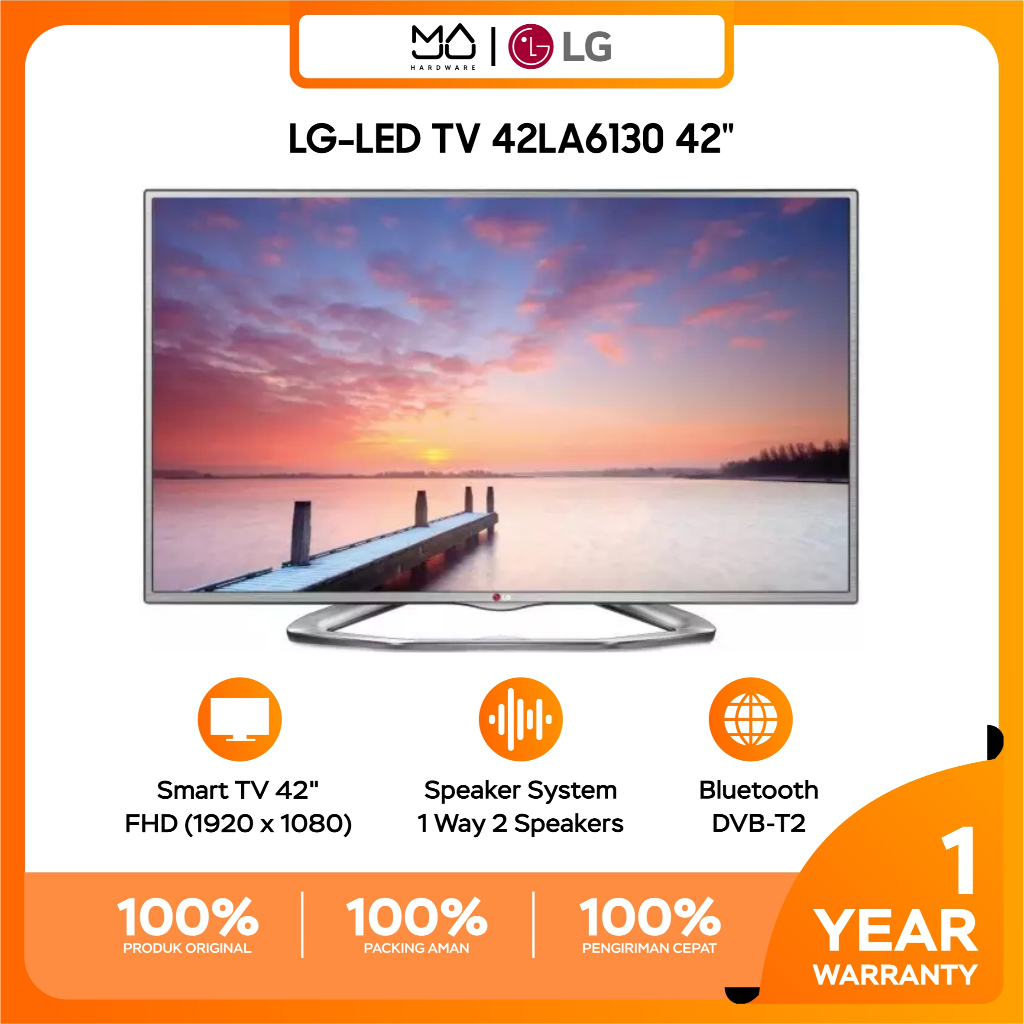 Jual LED TV LG 42 INCH 42LA6130 FULL HD 3D GARANSI RESMI | Shopee Indonesia