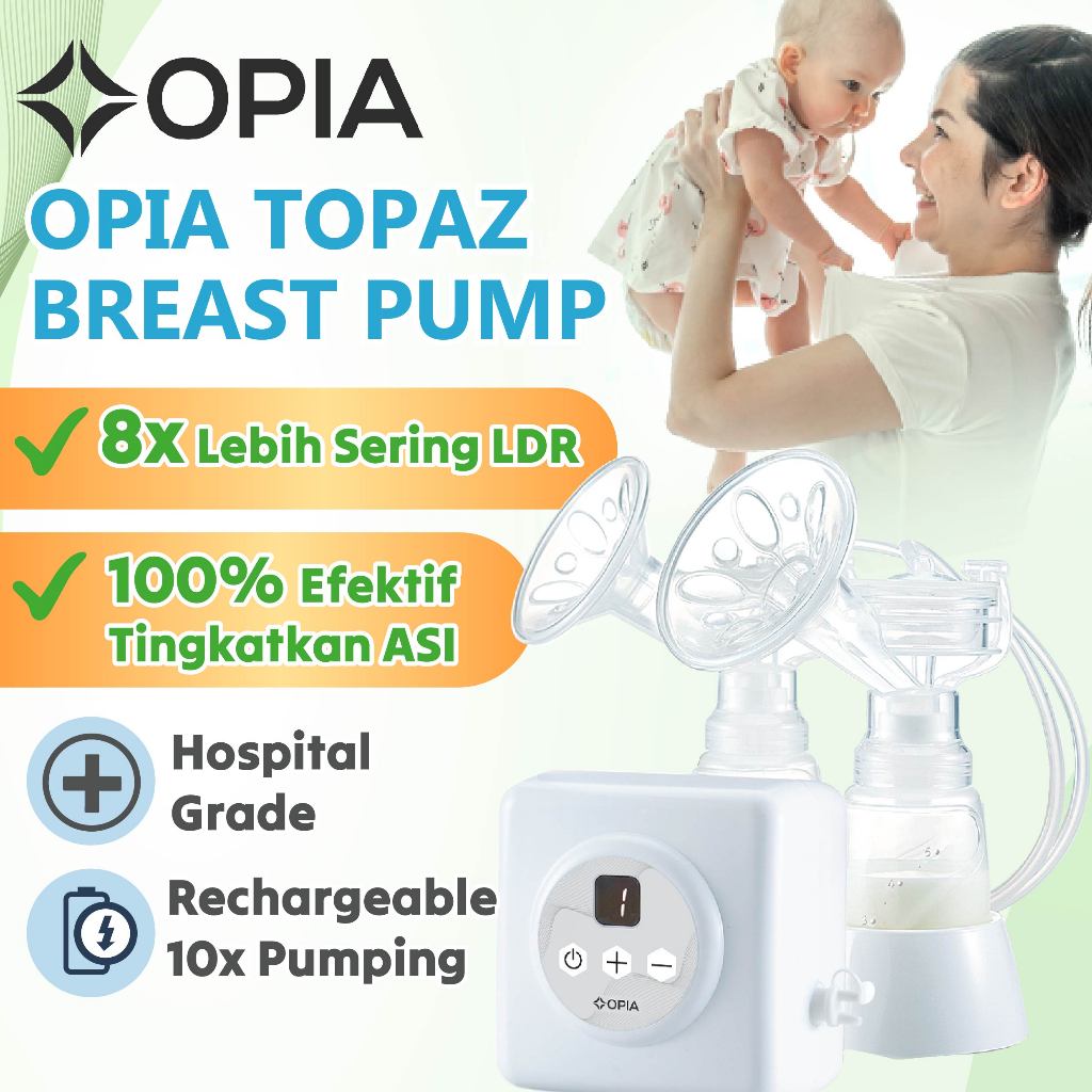 Jual Opia Topaz (PLUS ASURANSI PENGIRIMAN) Breastpump – Pompa Asi ...