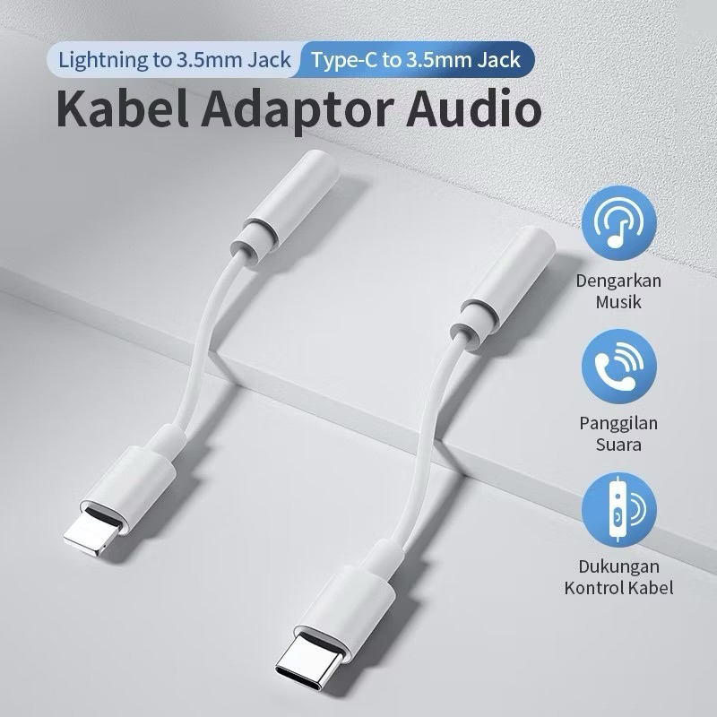 Jual Kabel Audio Type C To AUX 3.5mm Audio Jack Converter Adaptor Kabel ...