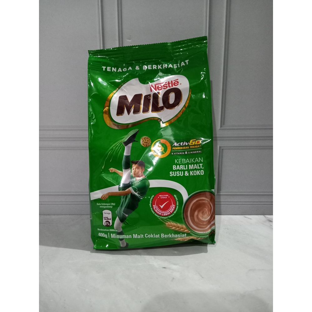 Jual Nestle Milo Kebaiikan Barli Malt Saus & Koko 400gram | Shopee ...