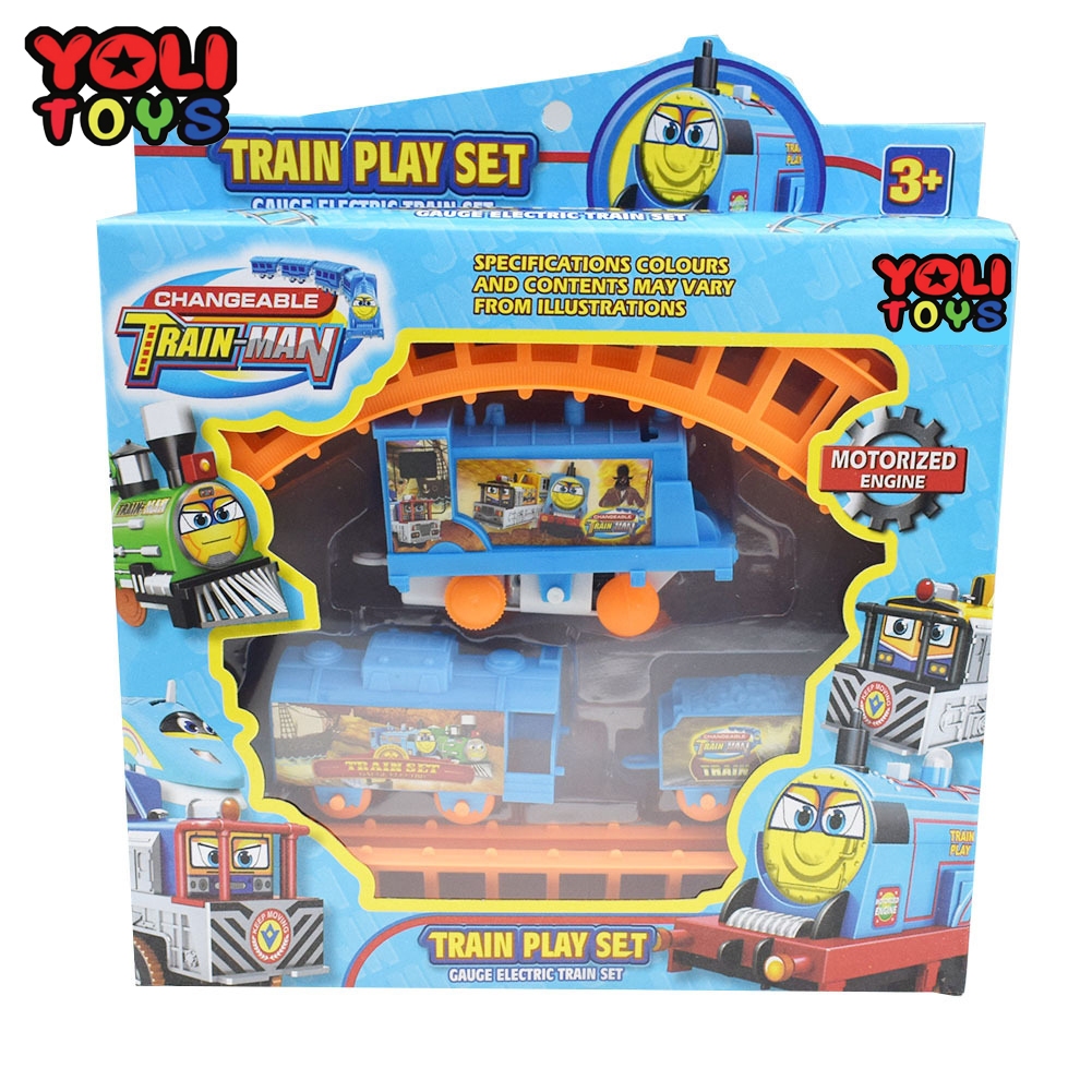 Jual Yoli Toys - Mainan Rel Kereta Api 3 Gerbong Train Play Set | Shopee Indonesia