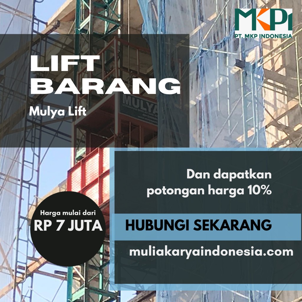 Jual Sewa Lift Barang 1 Ton Singel 1 Phasedan 3 phase, Kota Aceh Jaya ...