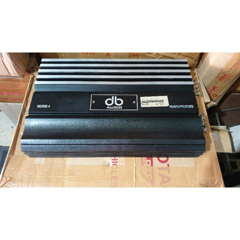 Jual power amplifier mobil 4channel db audio DB2000.4 second normal ...