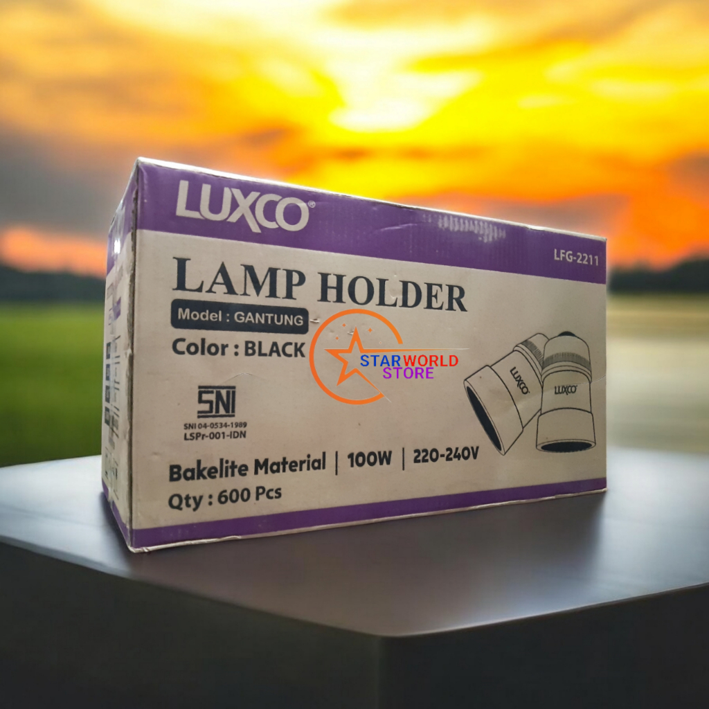 Jual Paket GROSIR 1 Koli / 1 DUS Isi 600 Pcs LUXCO Fitting Gantung E27 ...