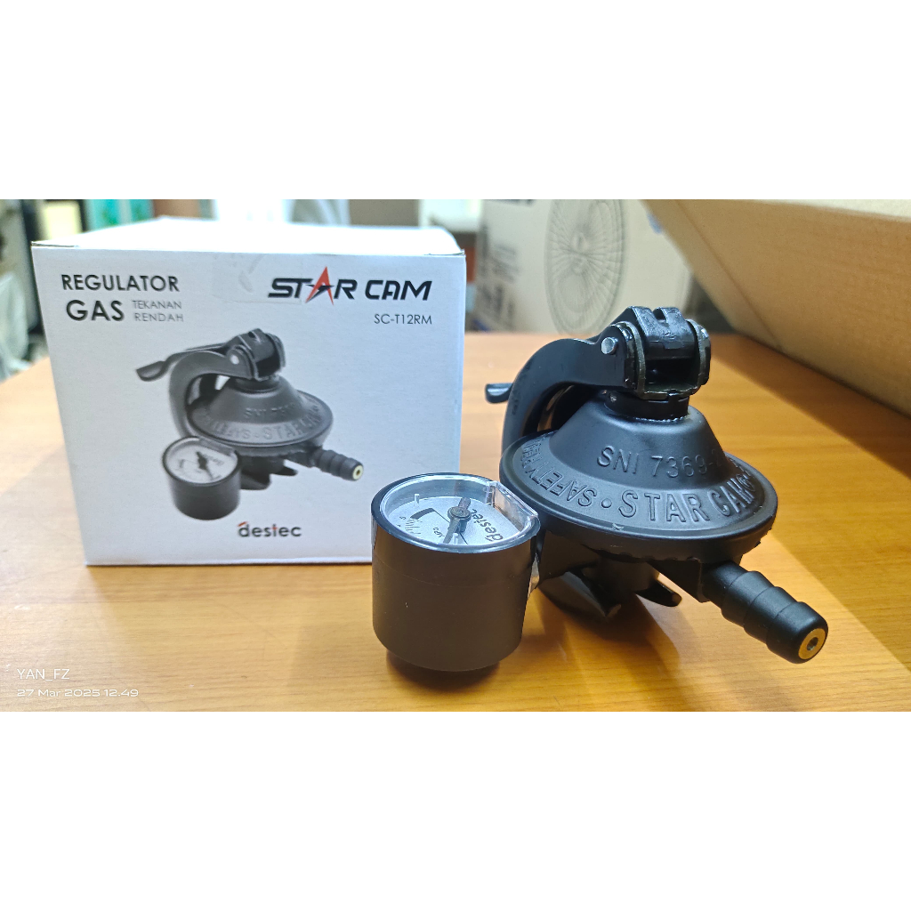 Jual Regulator Gas STAR CAM SC T12RM Low Pressure + Meter Regulator ...