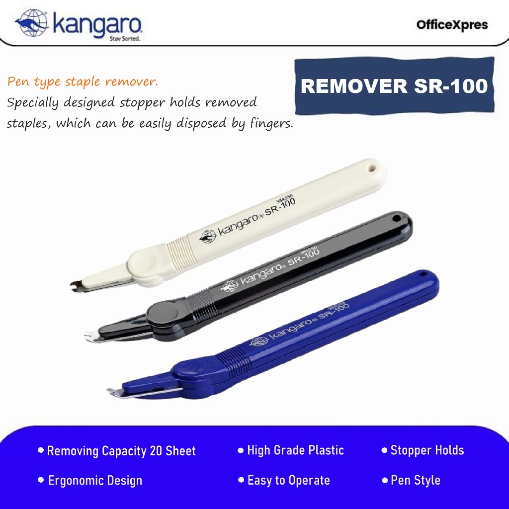 Jual Pencabut Staples / Alat Pelepas Isi Staples / Remover SR 100 ...