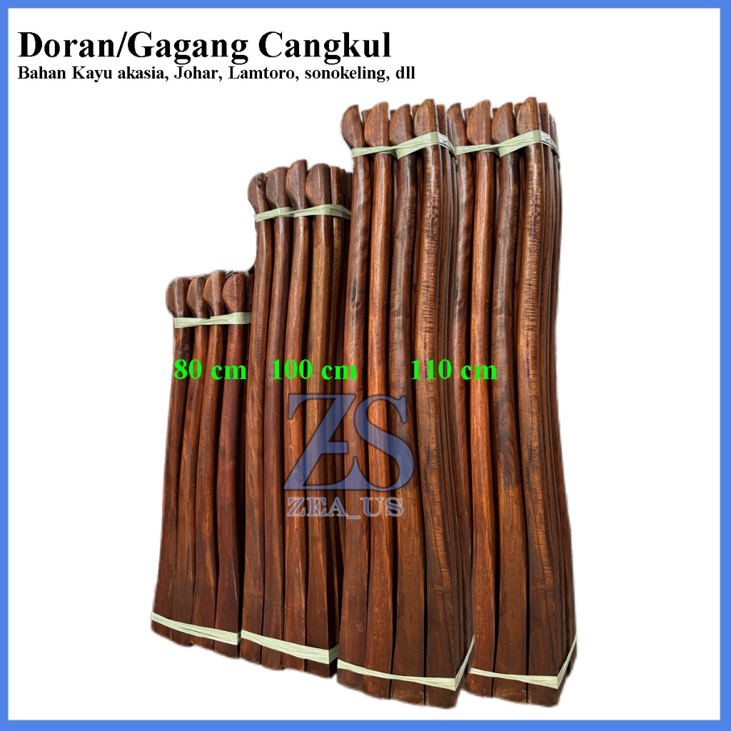 Jual Doran Cangkul Gagang Cangkul Pacul Kayu Johar Sono Plitur Pegangan ...