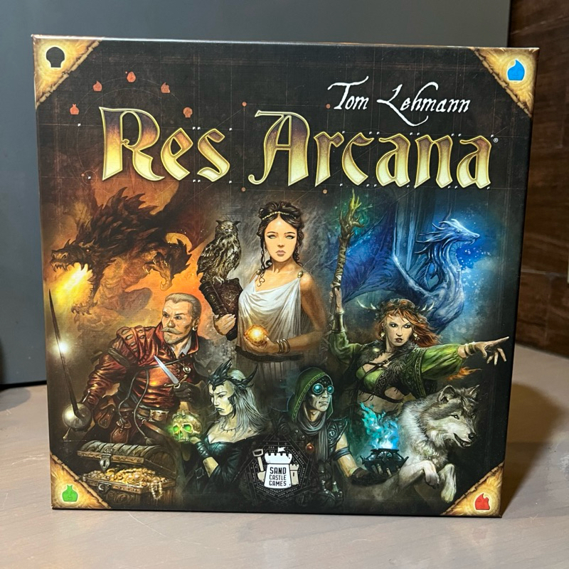Jual Res Arcana Board Game (Base Game, Preloved, Sleeved) | Shopee ...