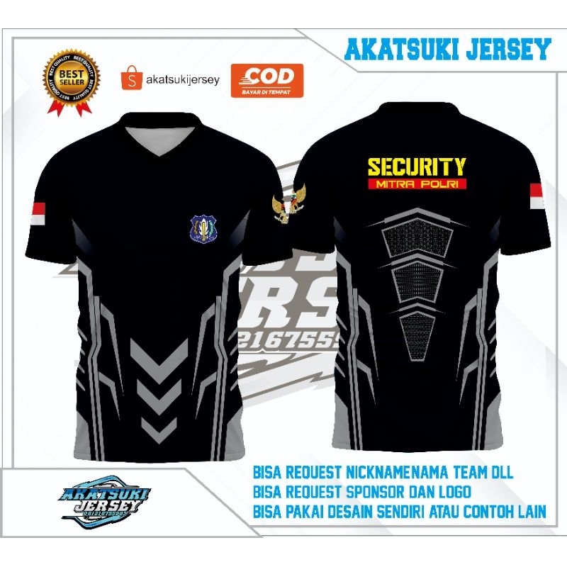 Jual JERSEY SECURITY/POLRI CUSTOM | Shopee Indonesia