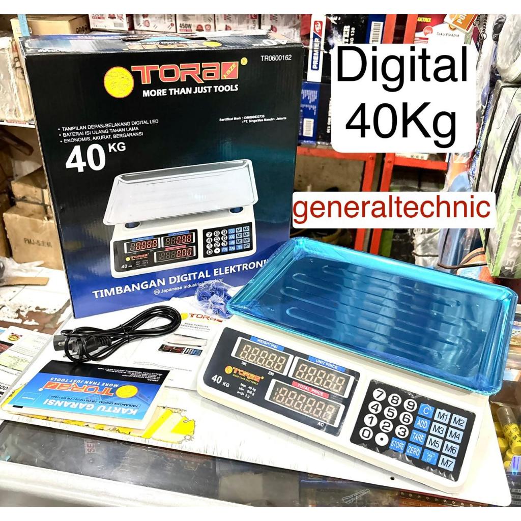 Jual Timbangan Digital 40KG Tora TR0600162 Digital Scale Tora 40KG ...