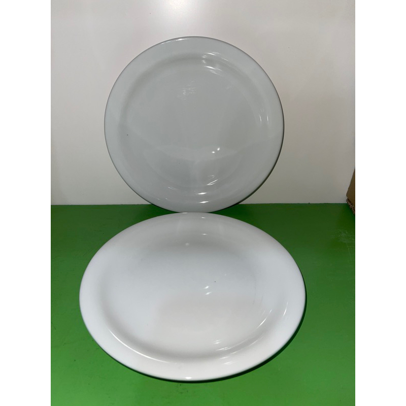 Jual Piring ceper bulat 7.5 “ Polos Pyramid / Piring sayur / Piring kue ...