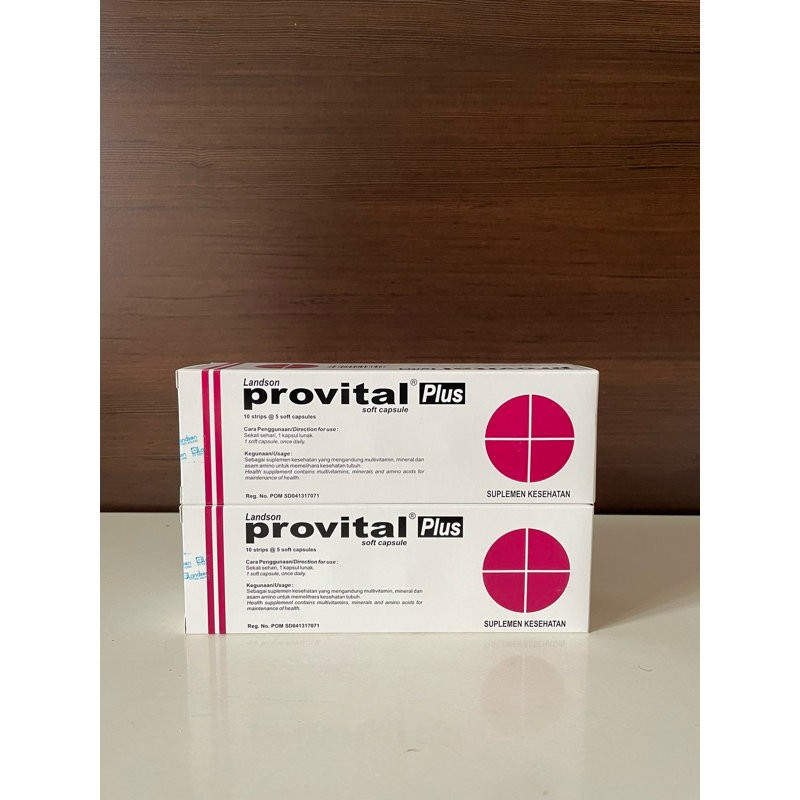 Jual PROVITAL PLUS BOX 50 KAPSUL | Shopee Indonesia