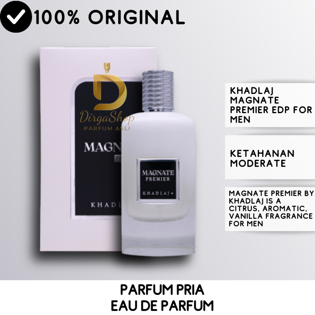 Jual Khadlaj Magnate Premier EDP for Men | Shopee Indonesia