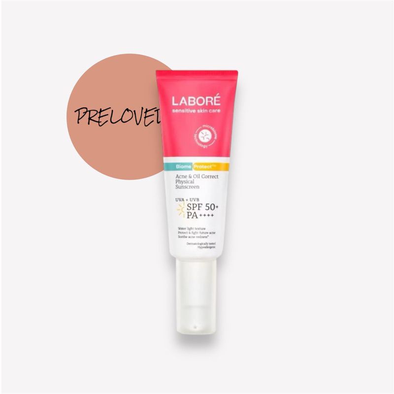 Jual Labore Biome Protect Acne & Oil Correct Physical Sunscreen SPF 50 ...
