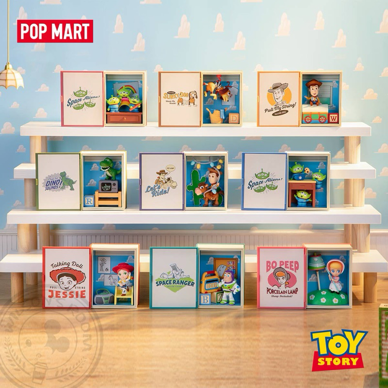 Jual POP MART Toy Story Andy's Room Disney Pixar Blind Box Toy Mainan ...
