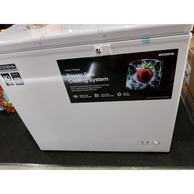 Jual FREEZER BOX 200 Litter MODENA MD 0210 MLWH | Shopee Indonesia