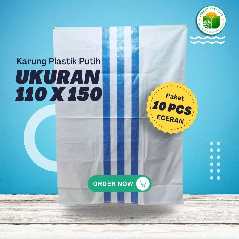 Jual 10 Pcs Karung Besar 110x150- Karung Jumbo Tebal Kuat Karung ...