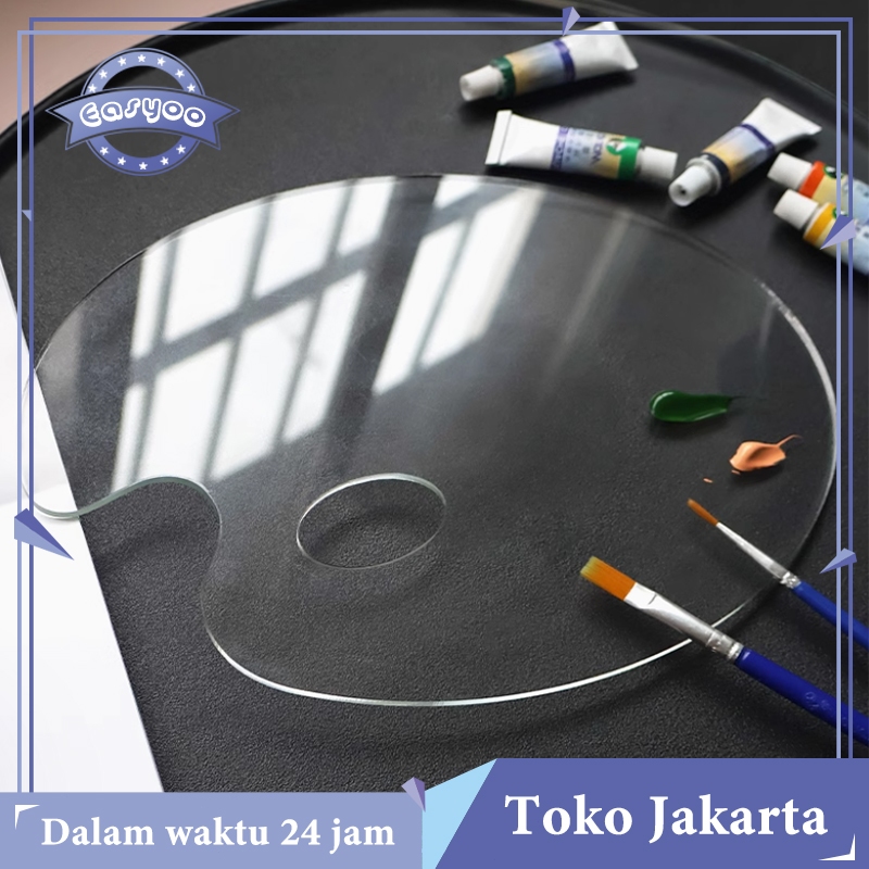 Jual Palet Lukis Transparan | Pallete Acrylic | Clear Mixing Palet ...