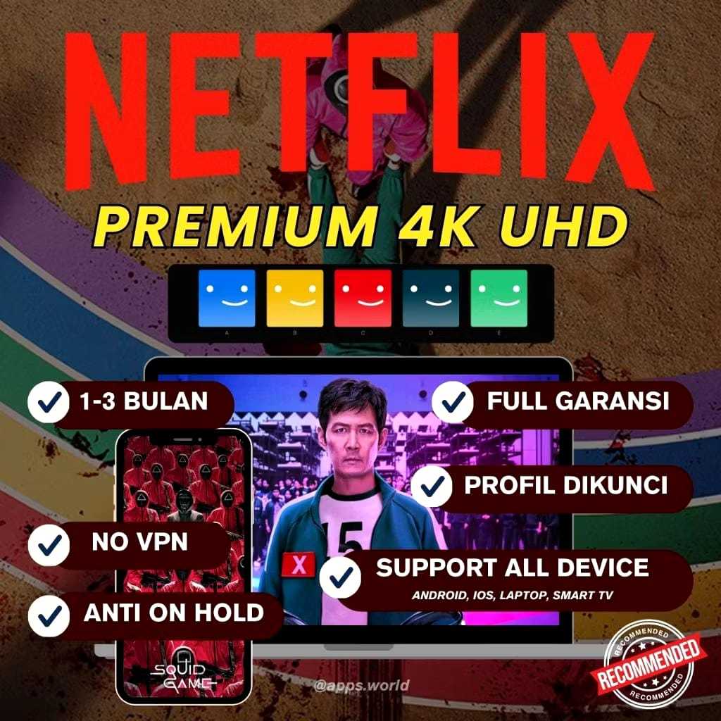 Jual NETFLIXXX PRIVATE 1BULAN FULL GARANSI ANTI LIMIT | Shopee Indonesia